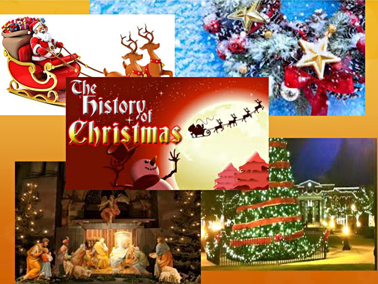 The history of Christmas